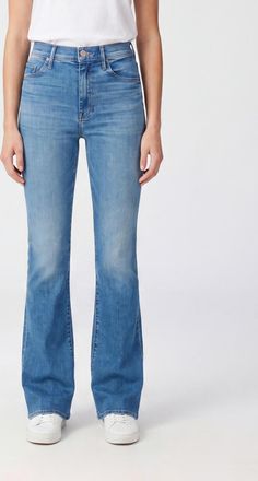 Hogan Jeans Femme couleur Bleu Ciel