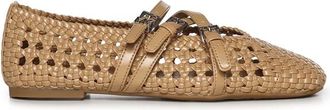Michael Kors Femme, Chaussures, Beige, Taille: 37 EU Flex Ballet