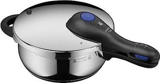 WMF Perfect Plus One Pot Schnellkochtopf Induktion 3l, Dampfkochtopf mit Flammschutz, großes Kochsignal, 2 Kochstufen, abnehmbarer Deckelgriff, Einhand-Ko