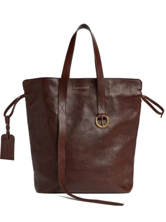 Dsquared2 sac en cuir - Marron