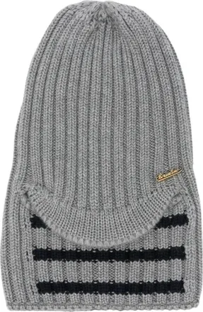 Borsalino Casquette plate en maille c&ocirc;tel&eacute;e - Homme - Accessoires - Gris - Taille: ONE Size