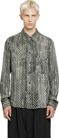 Ziggy Chen Claassic Digital Print Shirt