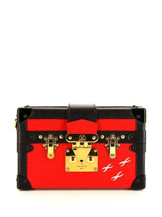 Louis Vuitton sac port&eacute; &eacute;paule Petite Malle (2015) - Rouge