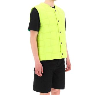 Bottega Veneta Mens Bicolor Polyamide Sleveless Jacket Clothing
