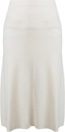 Patrizia Pepe Essential Strick-Midirock - - Skirts - Damen - Wei&szlig; - XS