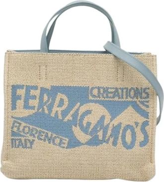 Ferragamo Damen, Pre-Owned, Beige, ONE SIZEGr&ouml;&szlig;e