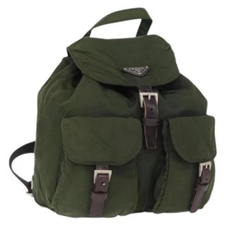 Prada Pre-owned Nylon Rucksack - - Pre-owned - Damen - Gr&uuml;n - ONE SIZE