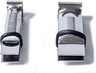 Silikomart Silikomart | Set 2 Pinzetten Wonder Crimper für Tortendekorationen, Regelmäßiges Design Gerade Linie, Material Edelstahl, Maße 17 mm - 12 mm, Made in 