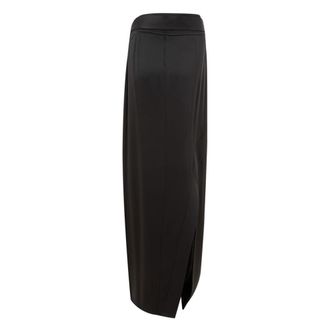 Tom Ford Womens Black Acetate Long Skirt