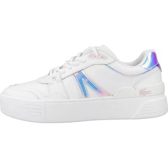Lacoste Femme, Chaussures, Blanc, Taille: 39 EU L002 EVO Baskets en cuir