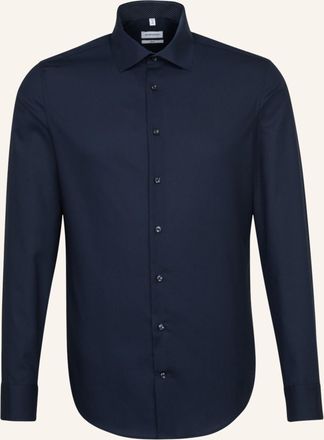 Seidensticker Seidensticker Business Hemd, Slim Fit blau