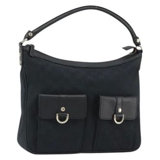 Gucci Sac bandouli&egrave;re vintage Pre-owned - Femme - Pre-owned - Noir - Taille: ONE Size