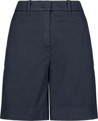 Bomboogie Femme, Shorts, Bleu, Taille: 42 FR Bermuda en satin de coton