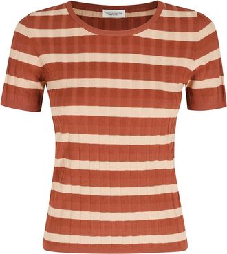 Roberto Collina Femme, Tops, Brun, Taille: 36 FR T-Chemises