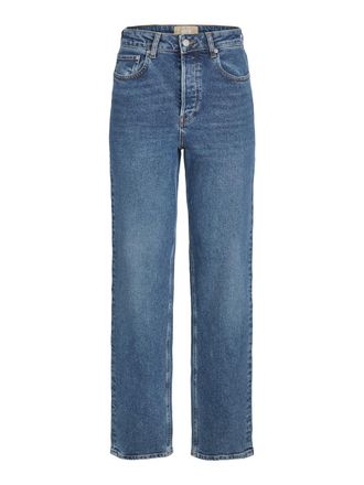 Jack & Jones Jack & Jones Damen Jxseville Loose Mw Jeans C5037 DNM Jeanshose, Medium Blue Denim, 29W / 32L