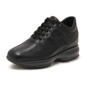 Hogan Femme, Chaussures, Noir, Taille: 35 1/2 EU Interactive Allacciato KXT