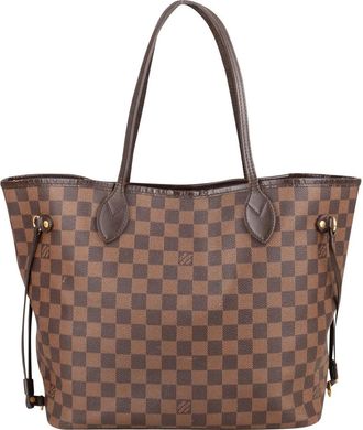 Louis Vuitton Crossbody Bags - Louis Vuitton Damier Ebene Monogram Neverfull MM S - Gr. unisize - in Braun - f&uuml;r Damen