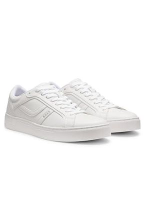 BOSS Boss Homme Rhys_Tenn_PU 10249963 01 Baskets de Tennis, Blanc, 40 EU