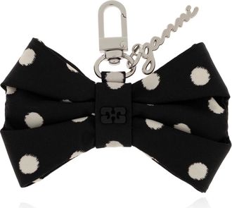 Ganni Femme, Sacs, Noir, Taille: ONE Size Breloque &agrave; Pois