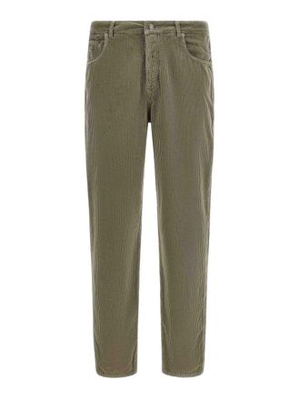 Brunello Cucinelli Pantalons D&eacute;contract&eacute;s - Vert