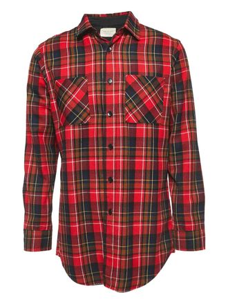 Fear of God Hemd mit Karomuster - Rot