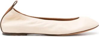 Lanvin Femme, Chaussures, Beige, Taille: 38 EU Ballerines en cuir