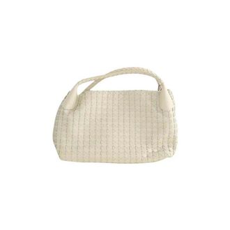 Serapian Cabas en cuir blancs