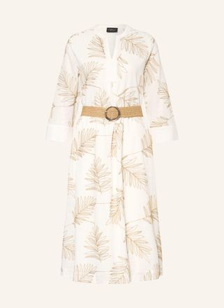 s.Oliver Black Label S.Oliver Black Label Kleid Mit 3/4-Arm Und Glitzergarn weiss