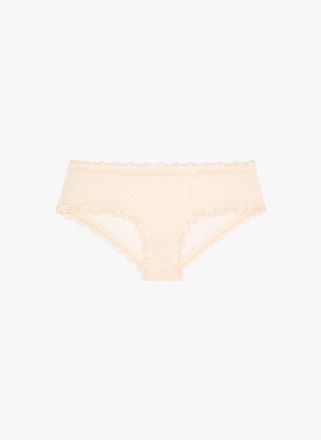 Passionata Culotte transparente &agrave; pois avec bords en dentelle