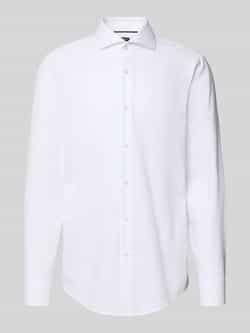 HUGO BOSS Slim Fit Businesshemd aus Baumwolle mit Kentkragen Modell HANK