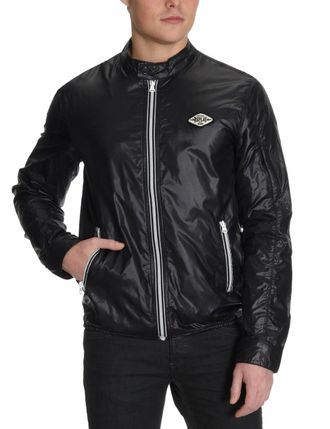 Replay Herren Blouson Jacke Gr. M, schwarz