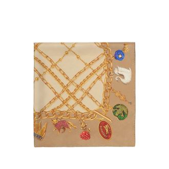 Burberry Charm Scarf - Gold