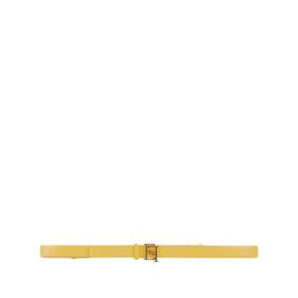 Elisabetta Franchi Lederg&uuml;rtel mit Schnalle - - Accessories - Damen - Gelb - XS
