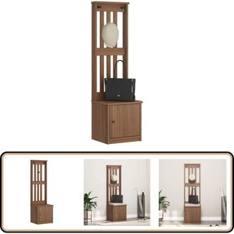 vidaXL Vidaxl - Garderobenst&auml;nder sandens 45x40x159,5 cm Massivholz Kiefer