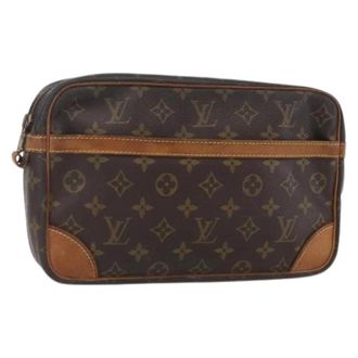 Louis Vuitton Pre-owned Canvas Clutch - - Pre-owned - Damen - Braun - ONE SIZE