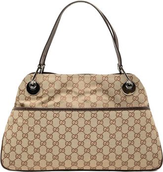 Gucci Hobo Bags - GG Canvas Eclipse Shoulder Bag - Gr. unisize - in Braun - f&uuml;r Damen