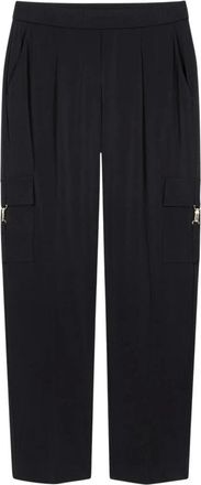 Luisa Cerano Femme, Pantalons, Noir, Taille: 44 FR Cropped Tapered Pantalons