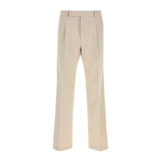 Pantaloni Torino Homme, Pantalons, Beige, Taille: 2XL Pantalon en M&eacute;lange de Coton