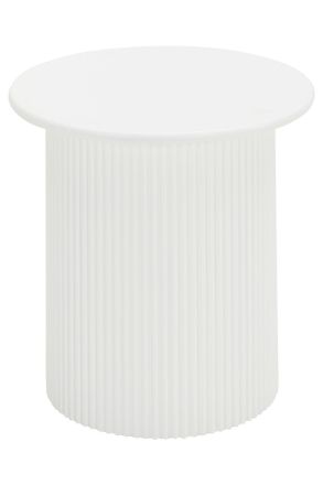 Xora Beistelltisch, Wei&szlig;, Holzwerkstoff, rund, rund, 40x41x40 cm, Wohnzimmer, Wohnzimmertische, Beistelltische