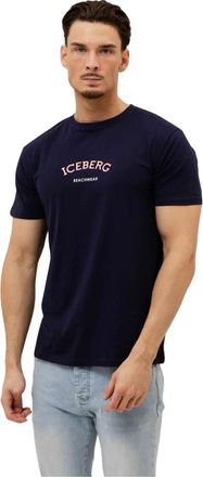 Iceberg Homme, Tops, Bleu, Taille: L Baseball T-Shirt