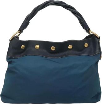 Prada Pre-owned Nylon sacs-prada - Femme - Pre-owned - Bleu - Taille: ONE Size
