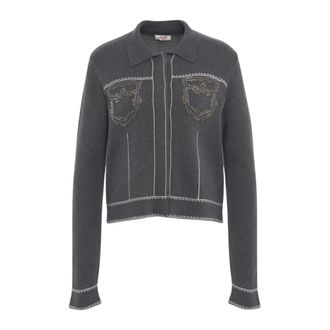Liu Jo ECS Strickjacke - - Knitwear - Damen - Grau - S