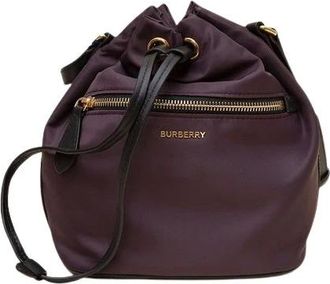 Burberry Sac bourse Mn &agrave; cordon - Femme - Sacs - Violet - Taille: ONE Size