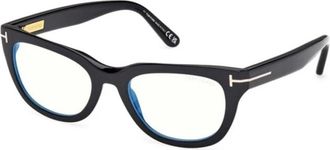 Tom Ford Femme, Accessoires, Noir, Taille: 53 MM Optical Frame