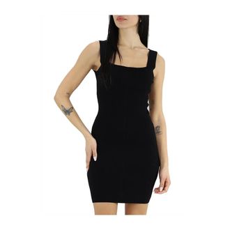 Akep Femme, Robes, Noir, Taille: 38 FR Mini-robe