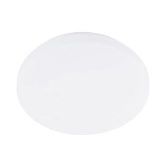 Eglo LED Deckenlampe Pogliola-E, Flache Deckenleuchte, Lampe Decke K&uuml;che, Leuchte Schlafzimmer aus Metall und Kunststoff in Wei&szlig;, neutralwei&szlig;, &Oslash; 22 cm