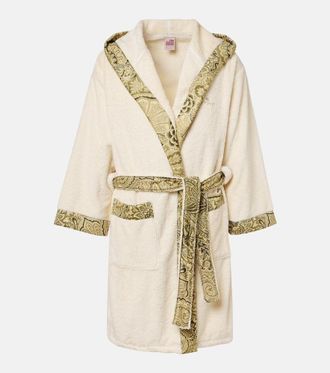 Etro Bademantel Bloom aus Baumwollfrottee