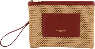 Pourchet Femme, Sacs, Rouge, Taille: ONE Size Cassis Clutch