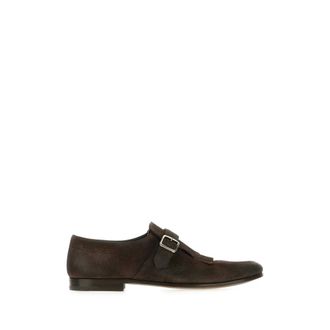 Churchs Homme, Chaussures, Brun, Taille: 45 EU Chaussures Monk &agrave; Boucle et Franges