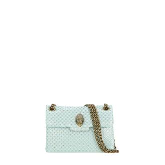 Kurt Geiger Femme, Sacs, Vert, Taille: ONE Size Strass Chain Shoulder Bag